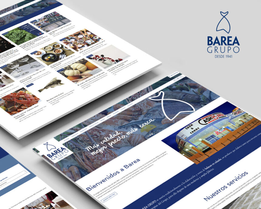 Web de Barea Grupo - Descubre Comunicación